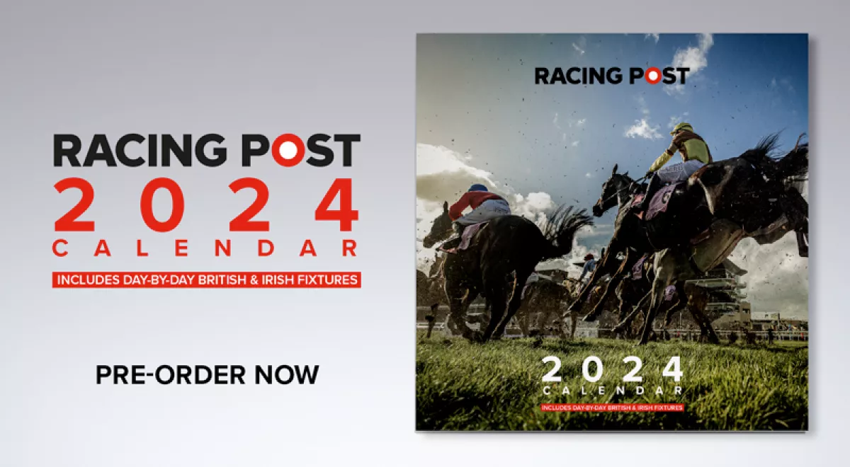 Racing Post Wall Calendar 2024 | Pitch Publishing